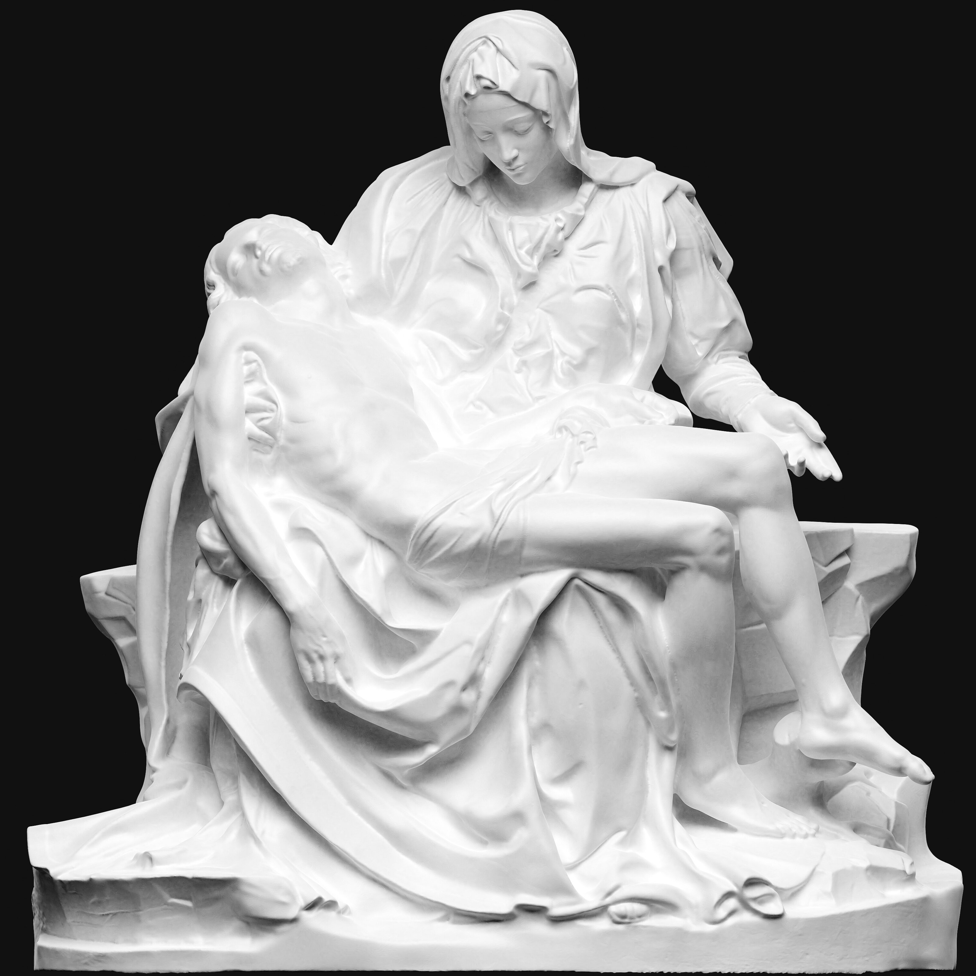 File:Michelangelo Buonarroti, Maria med den døde Jesus ...