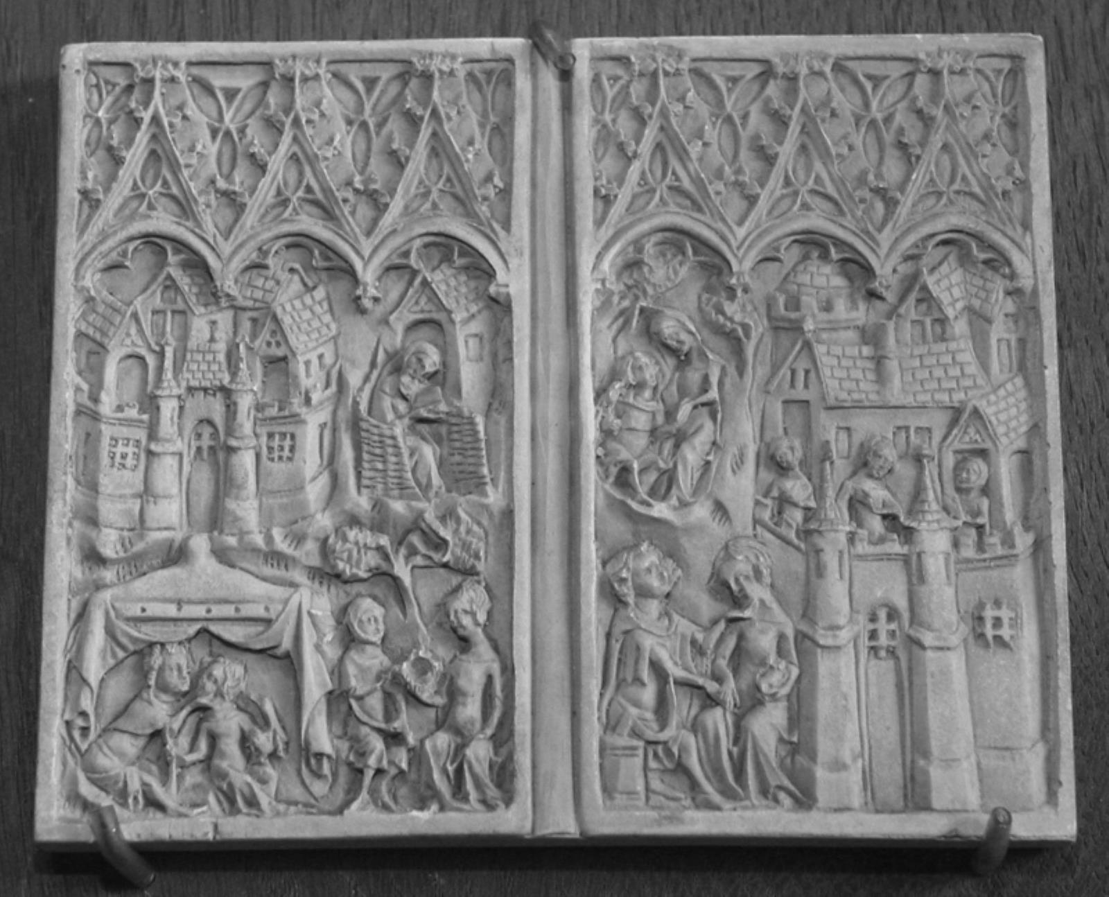 Borgarkitektur og scener med forelskede par, Ukendt | SMK Open