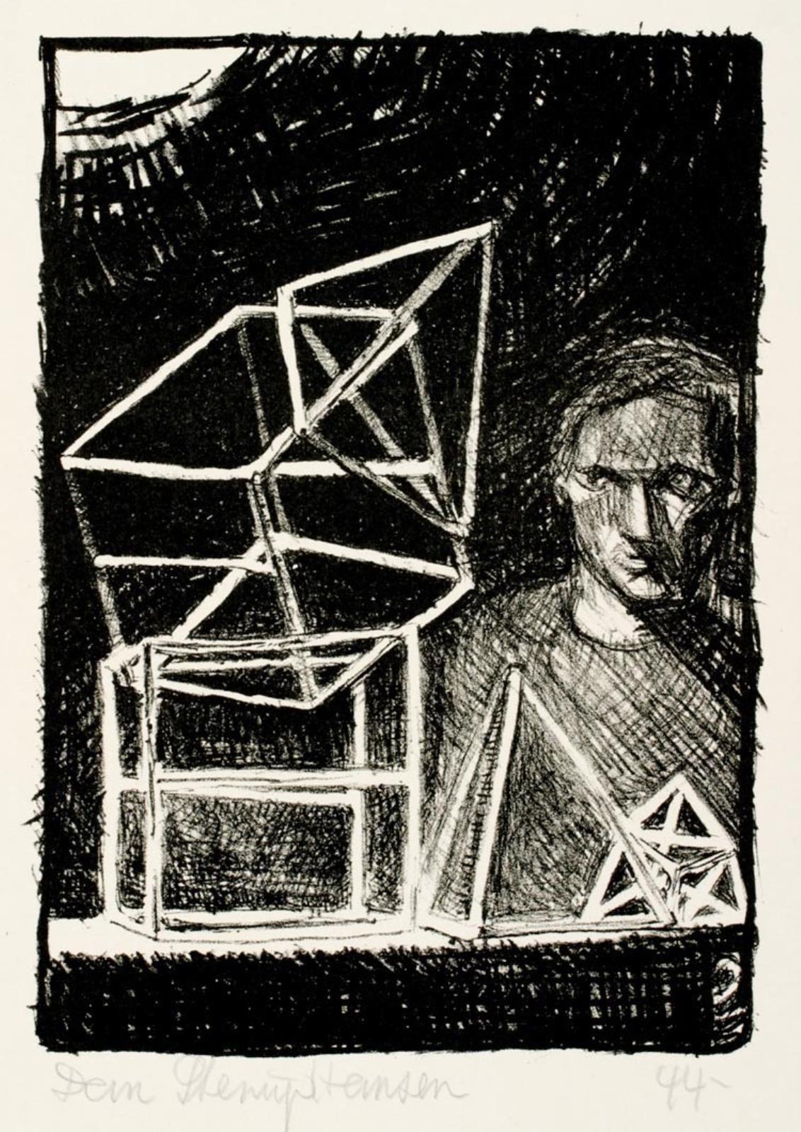 Lyrik og grafik, 1944, Else Alfelt, Frede Christoffersen, Dan Sterup ...