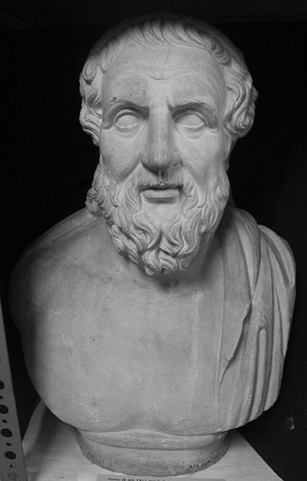 Portræt af Homer (8. årh. f.Kr.), græsk digter, Ukendt | SMK Open