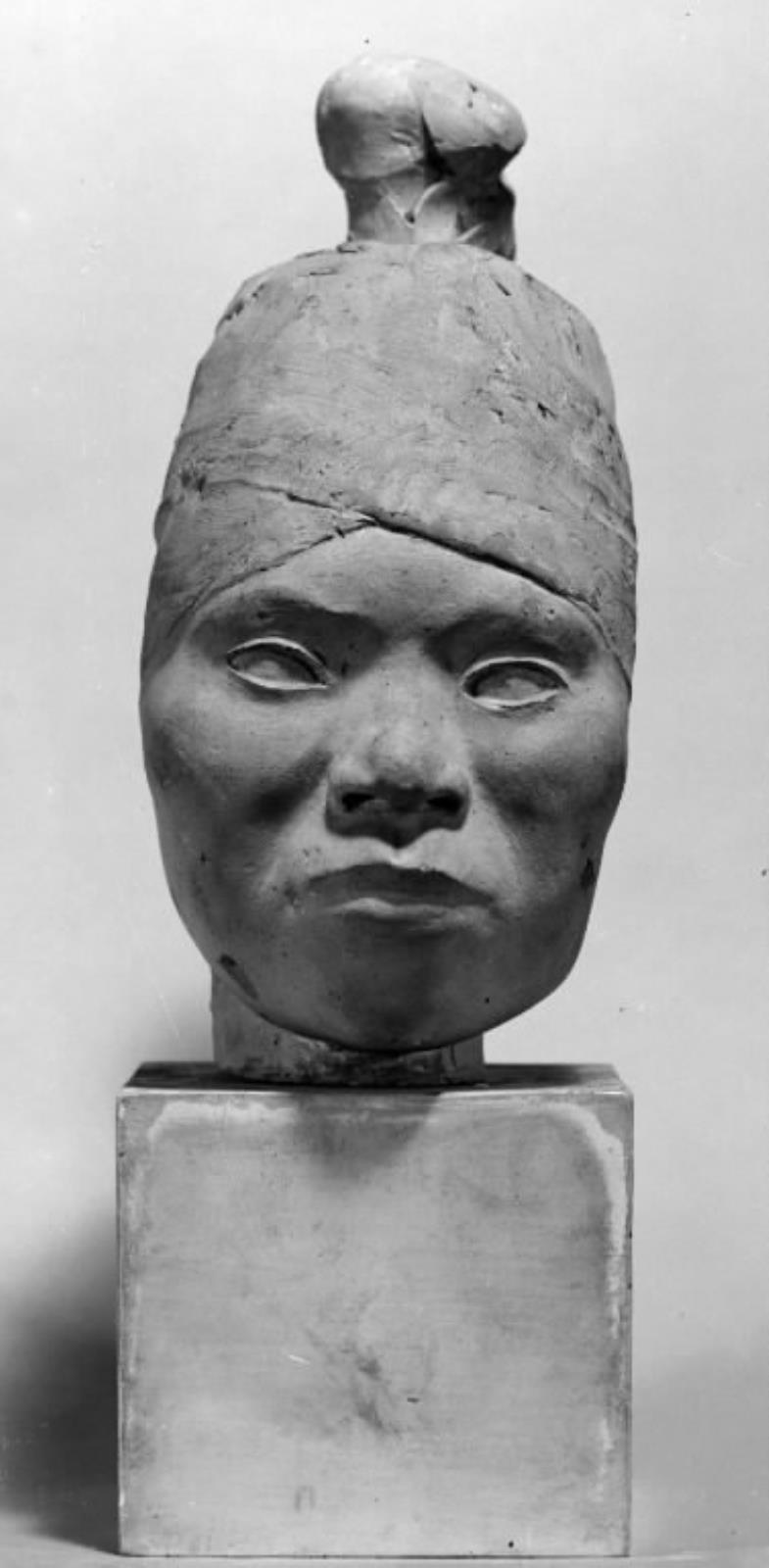 Hoved af en grønlandsk kvinde, 1931, Svend Rathsack | SMK Open