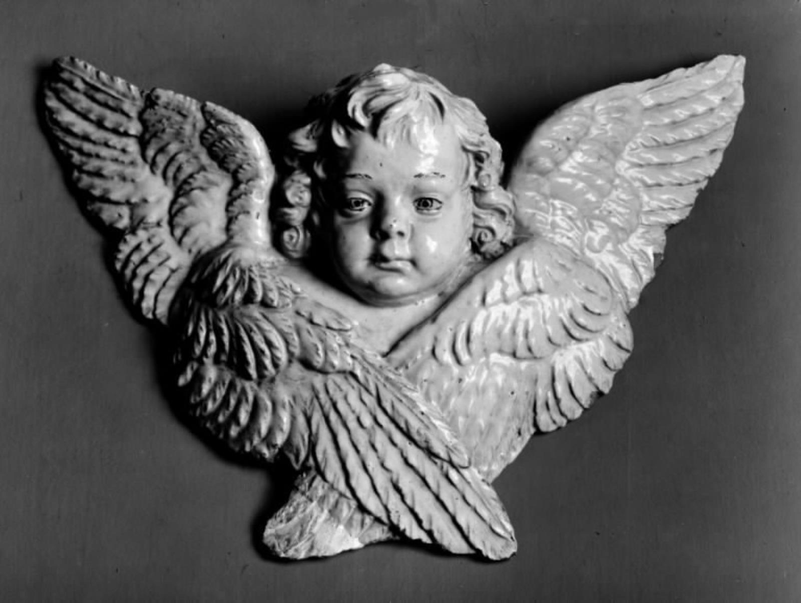 Kerub med to par vinger, 1450 – 1525, Andrea della Robbia | SMK Open