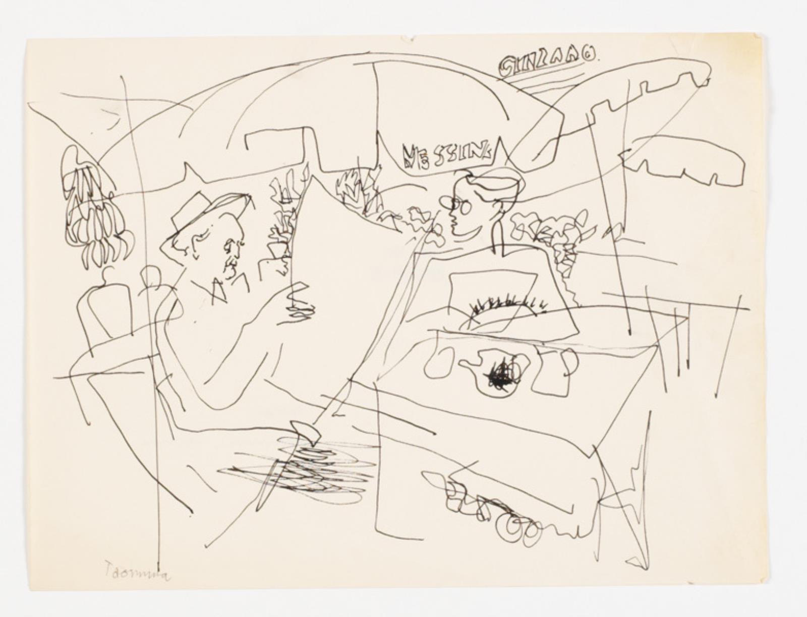 Kvinde giver et barn en endefuld, 1950, Gottfred Eickhoff | SMK Open