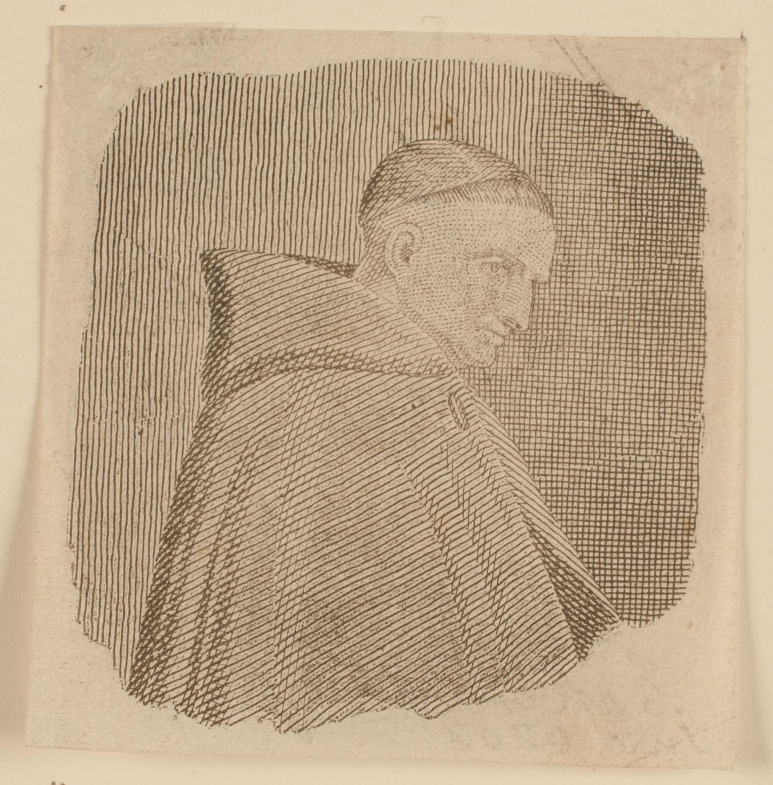 Hoved af en munk, 1808 – 1889, Erling Eckersberg | SMK Open