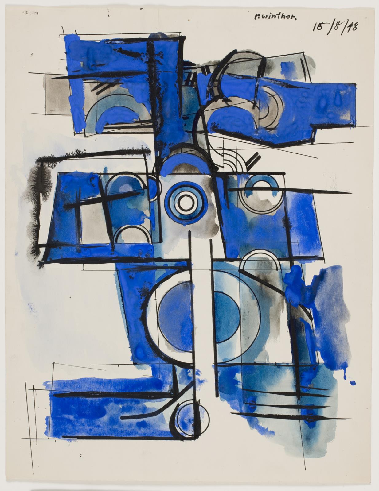 Komposition, 1948, Richard Winther | SMK Open