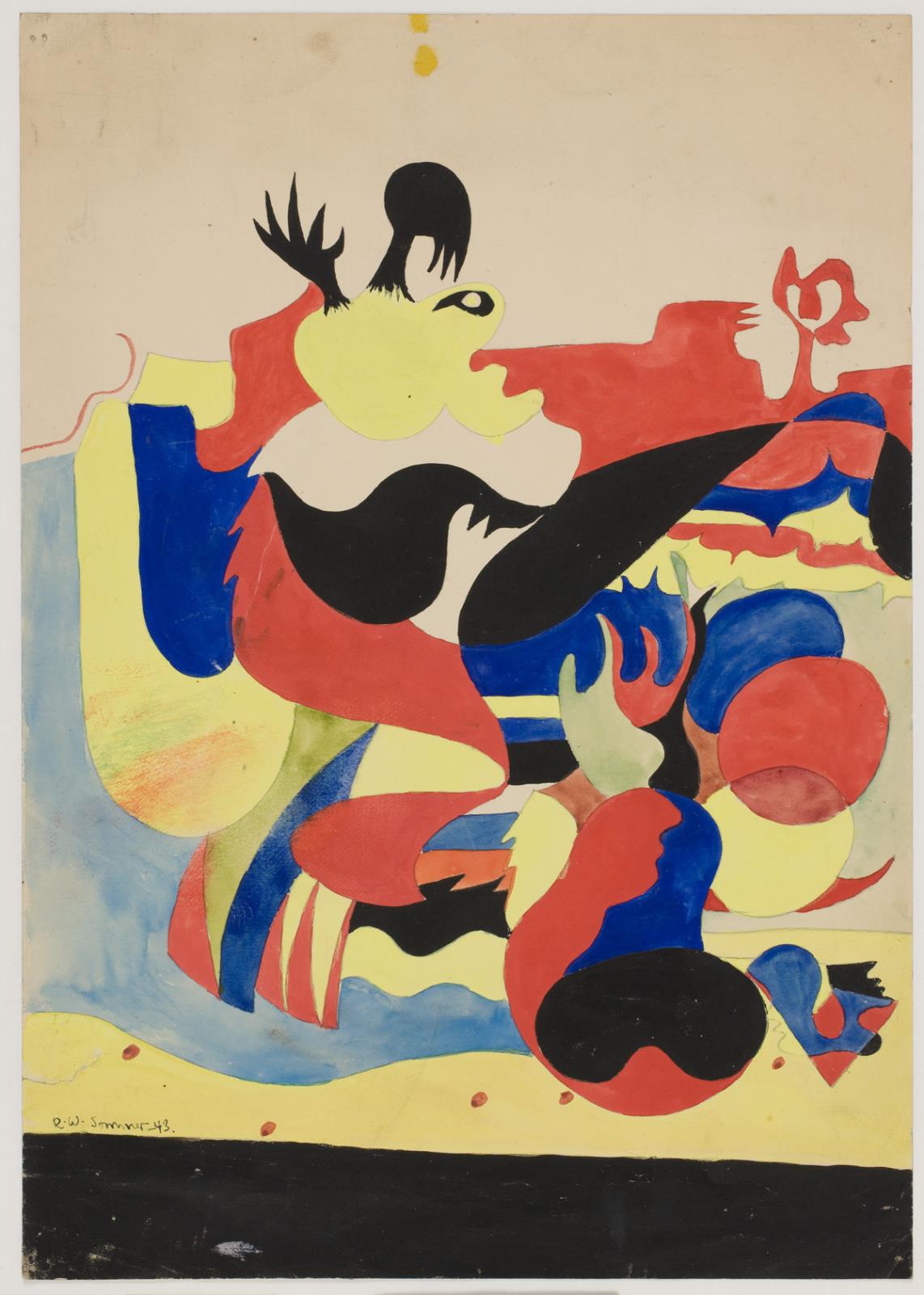 Abstrakt Komposition, 1943, Richard Winther | SMK Open