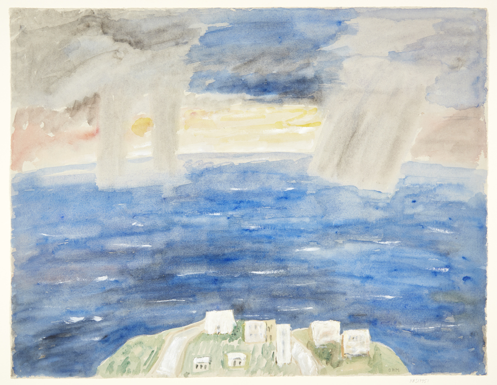 Kvinde giver et barn en endefuld, 1950, Gottfred Eickhoff | SMK Open